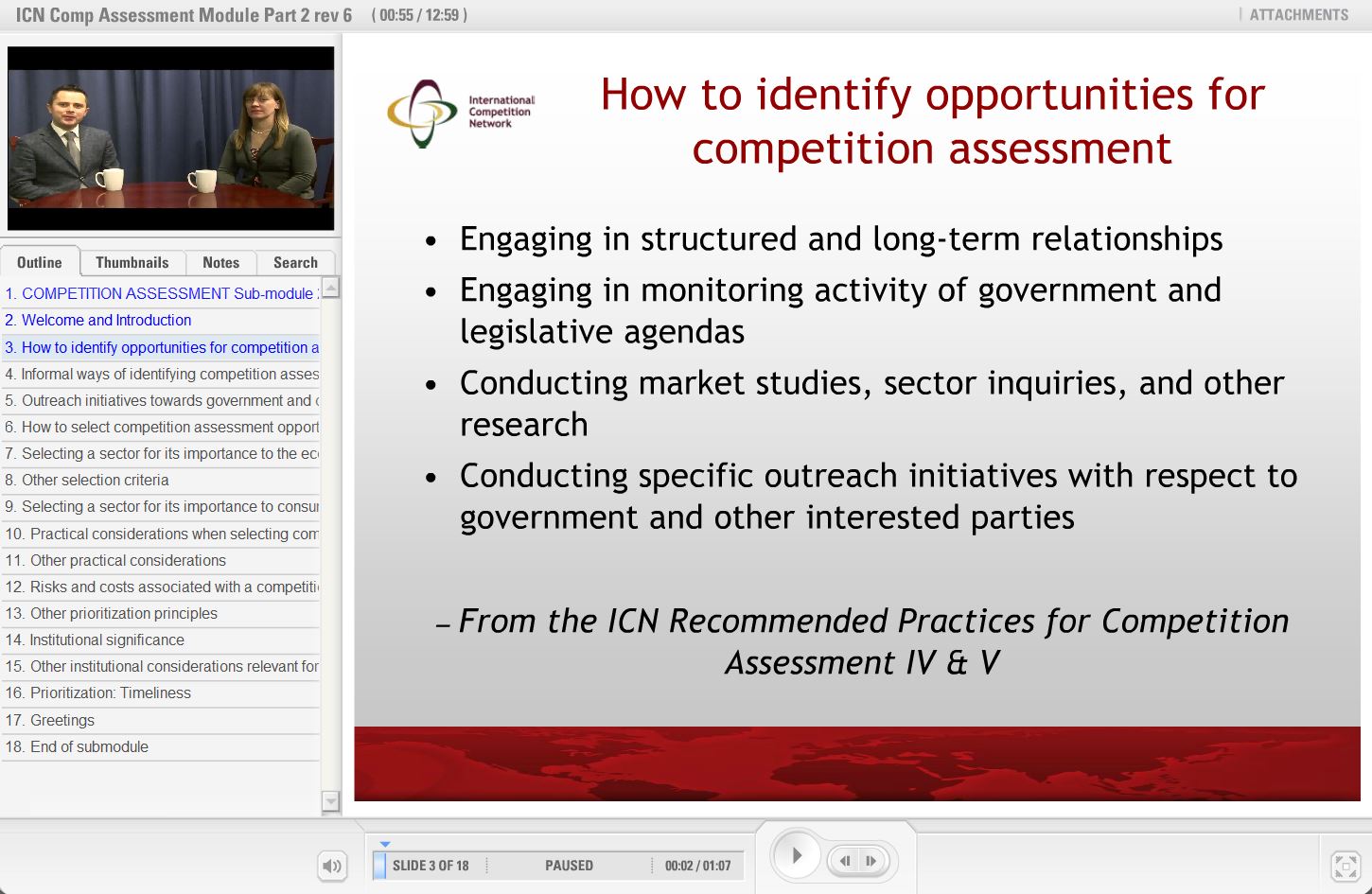 Competition Assessment - ICN