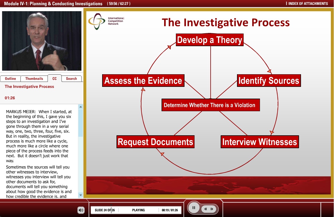 Planning and Conducting Investigations - ICN